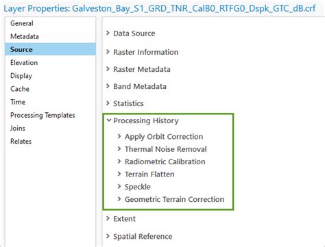 Process Sentinel 1 Sar Data Learn Arcgis
