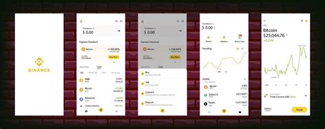Binance Interface Screenshots Of A Crypto Exchange For Trading Tokens Cryptocurrency Logo A