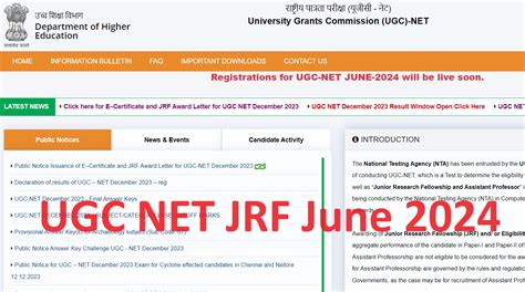 UGC NET Application Form 2024 Start Jrf Exam June 2024 Syllabus