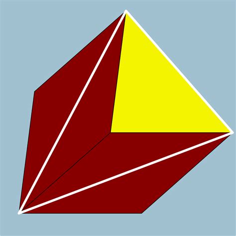 Prisma Triangular Caras Vertices Y Aristas De Los Cuerpos Geometricos Para Niños Polgonos Los
