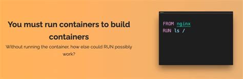 Natan Yellin On Linkedin To Build A Docker Container You Must Run It