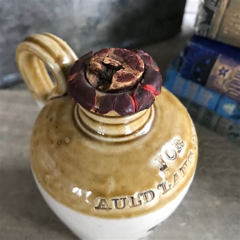 Stoneware Whiskey Jug Sterling Whisky Miniature Scottish Whiskey