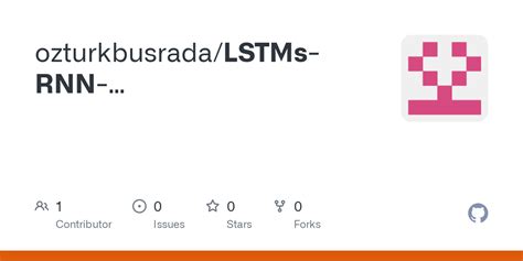 github ozturkbusrada lstms rnn gru for time series