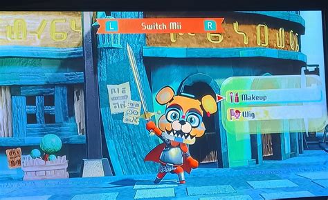 I Made A Glamrock Freddy Mii Access Code Is 4w5mn2c R Miitopia