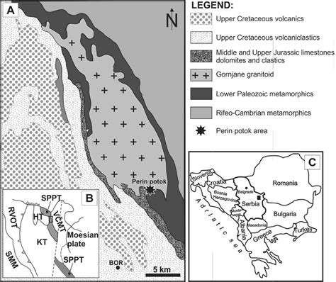 A Simplified Geological Map KaleniĆ Et Al 1976 B Geotectonic