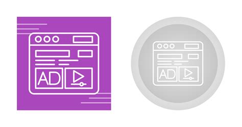 Ad Vector Icon 27344778 Vector Art At Vecteezy