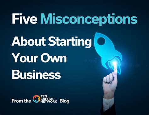 5 common misconceptions about starting your own business startup funding