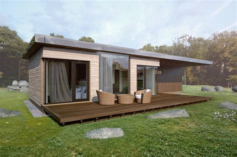 Wooden Houses Glass And Wood Design Production Construction