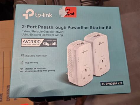 Tp Link Av Powerline Starter Kit Computers Tech Parts Accessories Networking On