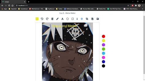 Github Guybosamemecreator A Simple Meme Maker Using Vuejs And Vue Image Markup