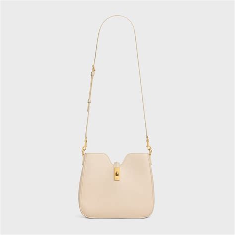 Small Camille 16 Soft Bag In Smooth Calfskin Cream Celine