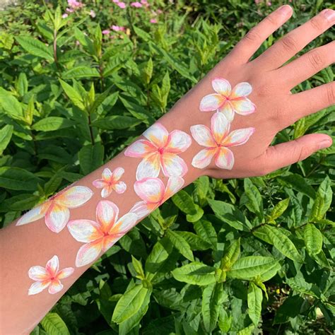 Jepun Flower Body Art Body Art Flowers Art Series