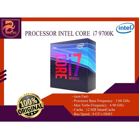 Jual Processor Intel Core I7 9700k 3 60 Ghz Box Socket 1151 Original Shopee Indonesia