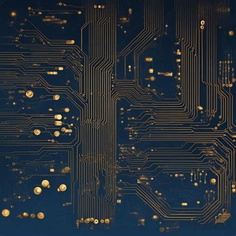 Premium Ai Image Seamless Circuit Board Tile Pattern Texture Generative Ai