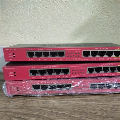 Mikrotik Routerboard Rb 2011il In Preto E Vermelho Shopee Brasil