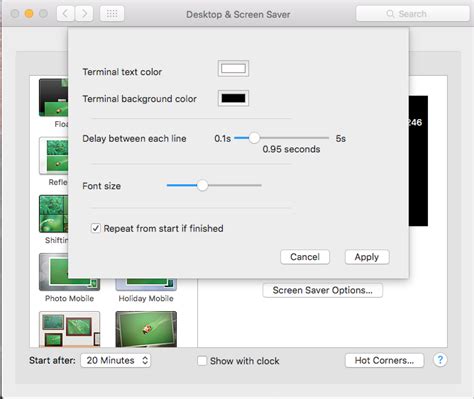 Github Naman14terminalscreensaver Osx Screensaver Simulating A Terminal