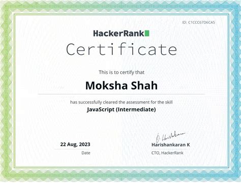 Moksha Shah On Linkedin Im Happy To Share That Ive Obtained A New Certification Javascript