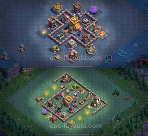 Top Builder Hall Level 6 Anti 3 Stars Base With Link Clash Of Clans