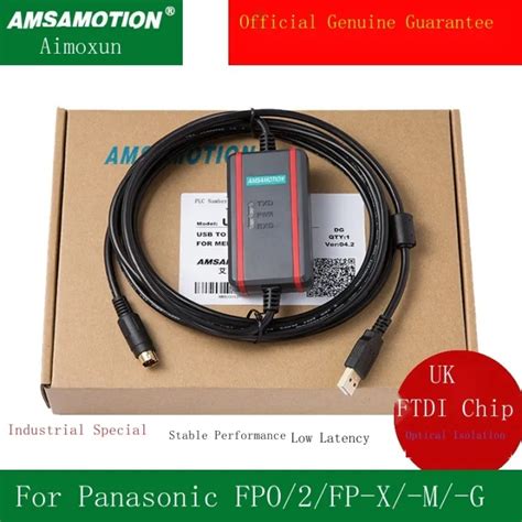 ใหม จดสงฟรเหมาะสำหรบ Panasonic FP M X G Series PLC การเขยนโปรแกรมสาย Data