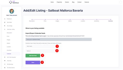 Icalendar Import Export Wp Rentals Help