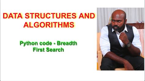 Python Code For Breadth First Search Dsa In Tamil Dsa With Python