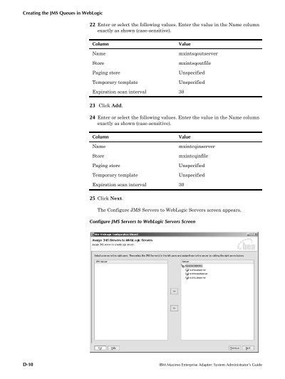 Creating The Jms Queues I