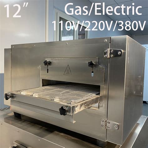 Industrial Gas Deck Conveyor Pizza Oven Baking Equipment Commercial