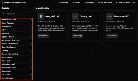 Proxmox Helper Scripts