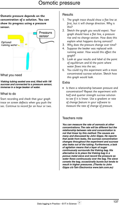 osmotic pressure roger frost science sensors and automation
