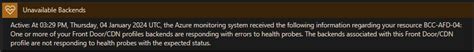 Azure Frontdoor Unavailable Backend And Origin Error Microsoft Qanda