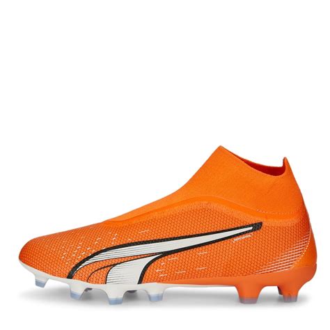 Puma Ultra Firm Ground Football Boots Orange Blue Sportsdirect