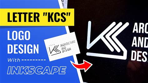 Letter Kcs Architecture Logo Design With Grid System In Inkscape Youtube