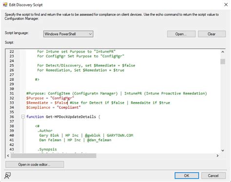 Updating Hp Docks With Intune Or Configmgr Using Powershell Garytown Configmgr Blog