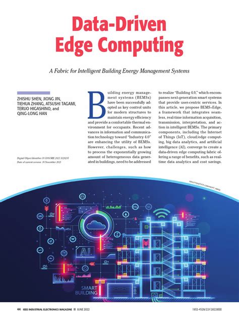 Data Driven Edge Computing A Fabric For Intelligent Building Energy Management Systems Pdf