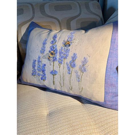 Cross Stitch Pattern Bumblebee In Lavender Counted Cross Sti Inspire Uplift