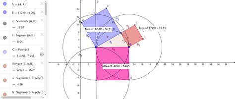 Proof Of Pythagorean Thm GeoGebra