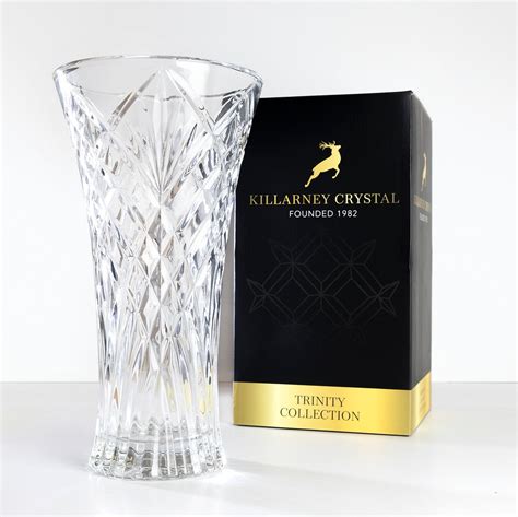 Killarney Crystal Trinity 12 Vase Tierneys Ts