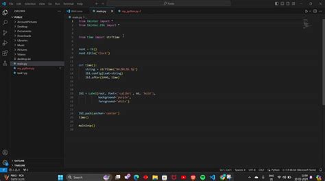 Video Anusha Mutukulloju On Linkedin Learned To Make A Digital Clock Using Python By The Help