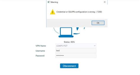 Troubleshooting Tip Forticlient Error Credential Fortinet Community