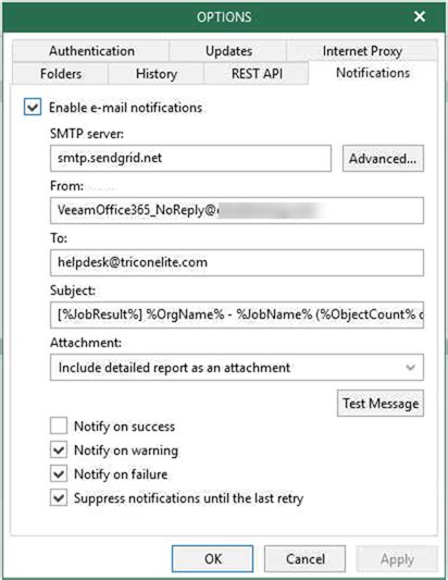 fixed unreadable symbols in notification email of veeam backup for microsoft office 365 veeam
