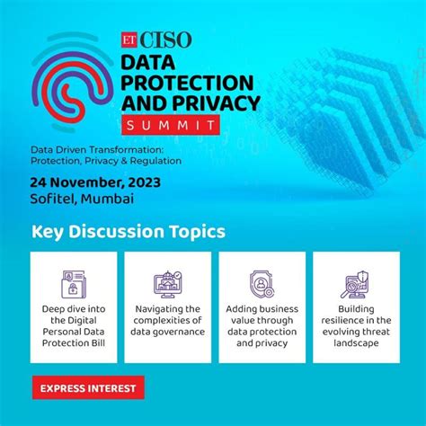 Etciso On Linkedin Data Protection And Privacy Summit Data Privacy Event And Conference