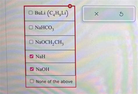 Solved The Most Acidic Proton On The Molecule Below Has