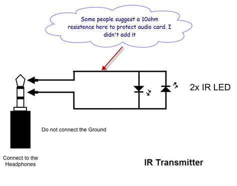 Infrared IR Audio Receiver And Transmitter Electrical Engineering Stack Exchange