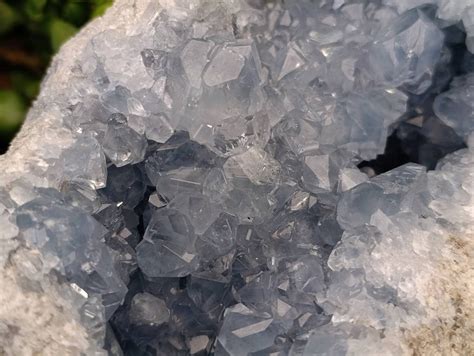 Natural Xl Blue Celestite Geode Specimen X 1 From Sakoany Madagascar
