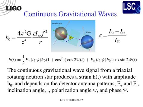 Ppt The Search For Continuous Gravitational Waves Powerpoint Presentation Id5899441