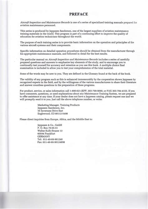 Aircraft Inspection And Maintenance Records