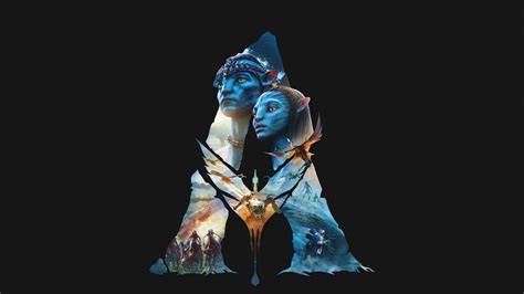 Avatar The Way Of Water Wallpaper 4k Avatar 2 2022 Movies Black