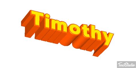 Timothy Name Animated  Logo Designs