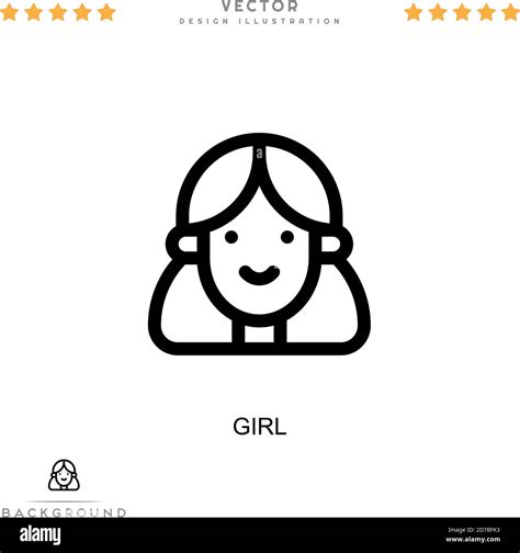 Girl Icon Simple Element From Digital Disruption Collection Line Girl Icon For Templates