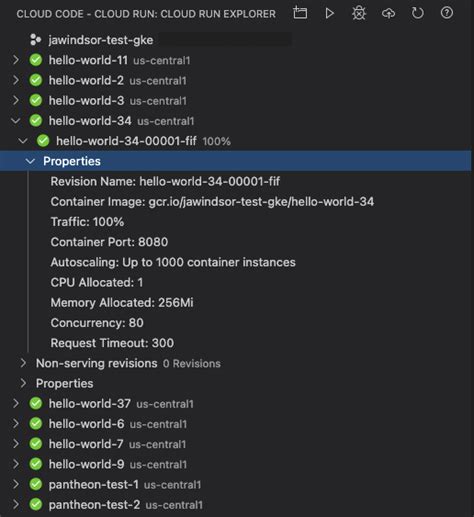 Quickstart Deploy A Cloud Run Service With Cloud Code For Vs Code Google Cloud